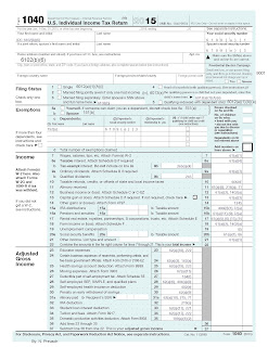IRS Tax Procedure: Code Sections Form 1040 Page 1