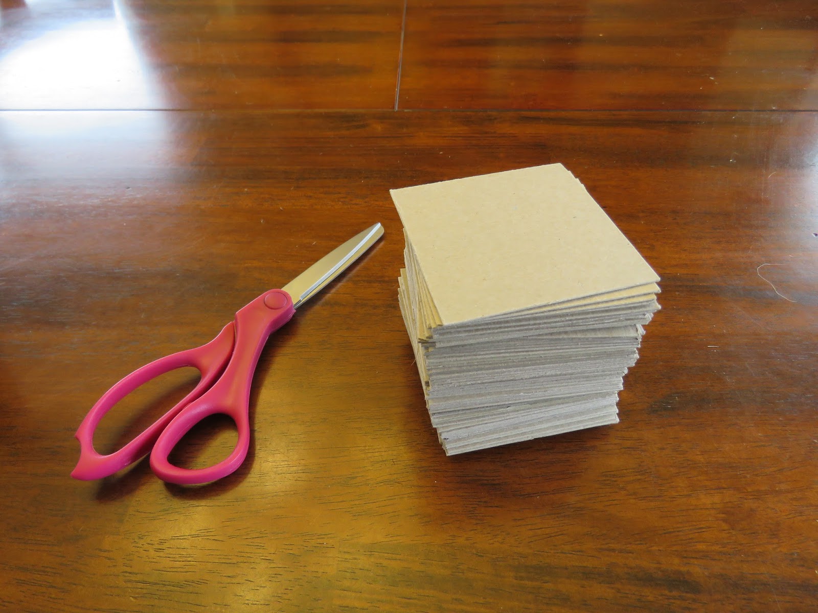 Cardboard Building Squares