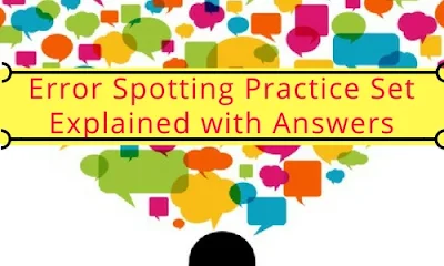 Error Spotting Practice Set: Explained with Answers (Part 2 ...