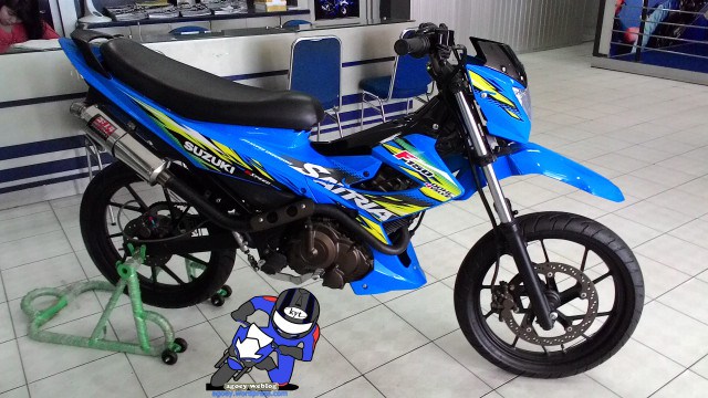 modifikasi satria fu road race terbaru