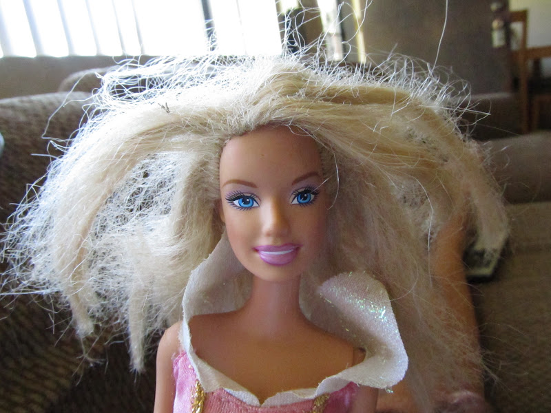 A Lott Of Ideas Barbie Hair Make Over And Giveaway Winner