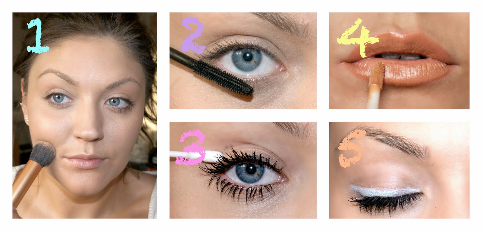 Kohl Face: Summer 2014 White Liner Makeup Look!