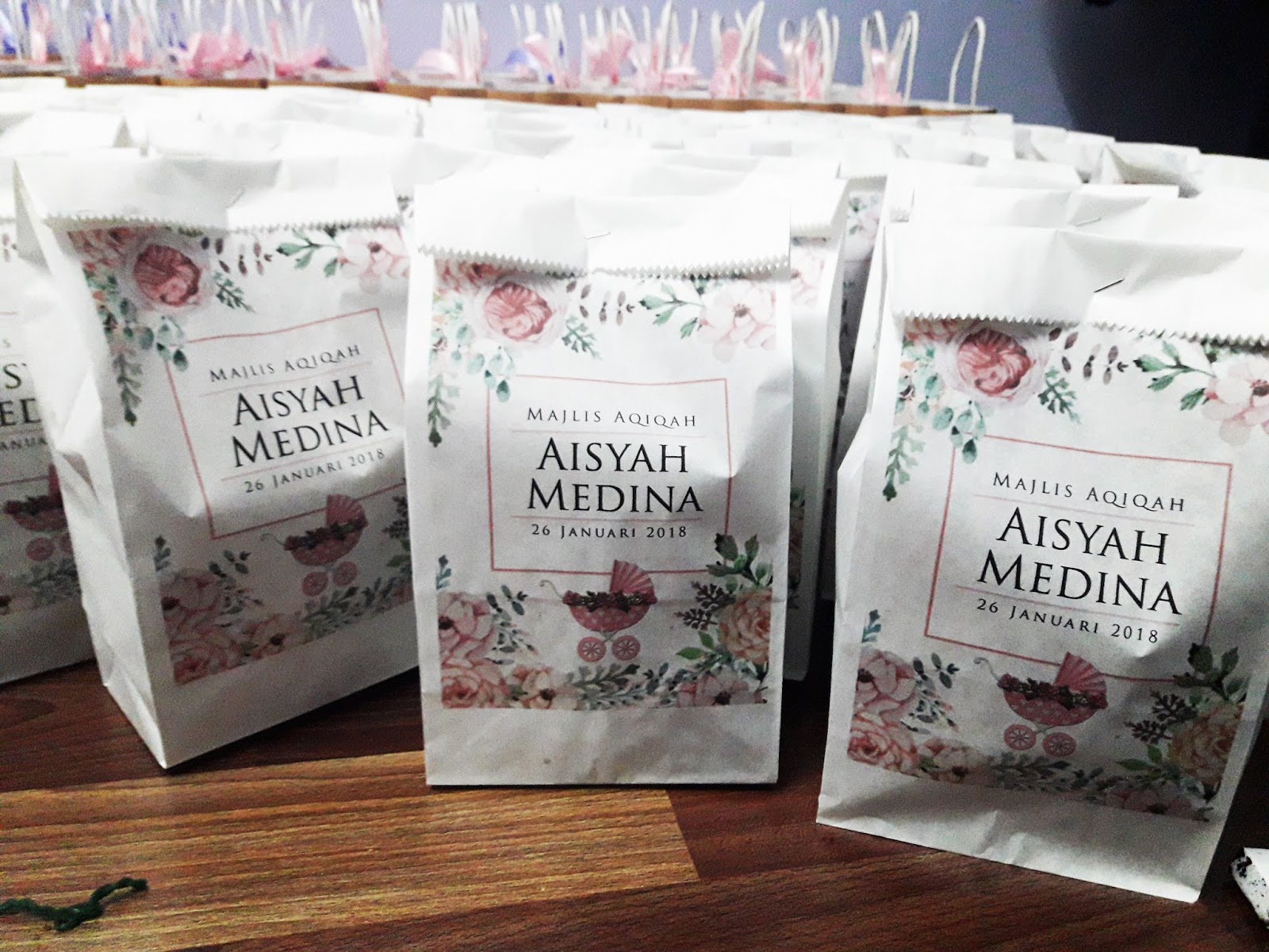 kraft paper bag doorgift