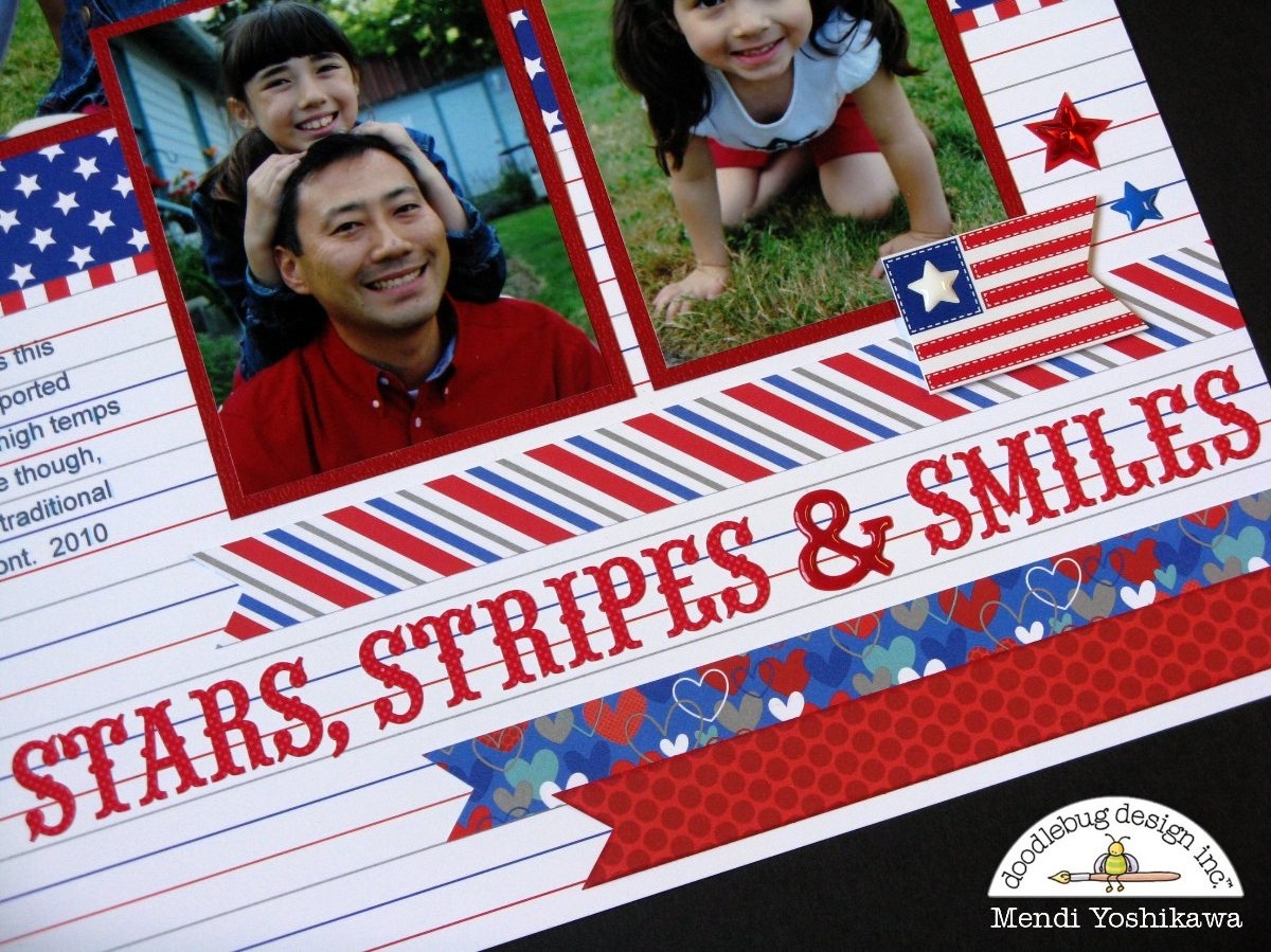 Doodlebug Design Inc Blog: Patriotic Parade: Stars & Stripes Layout and ...