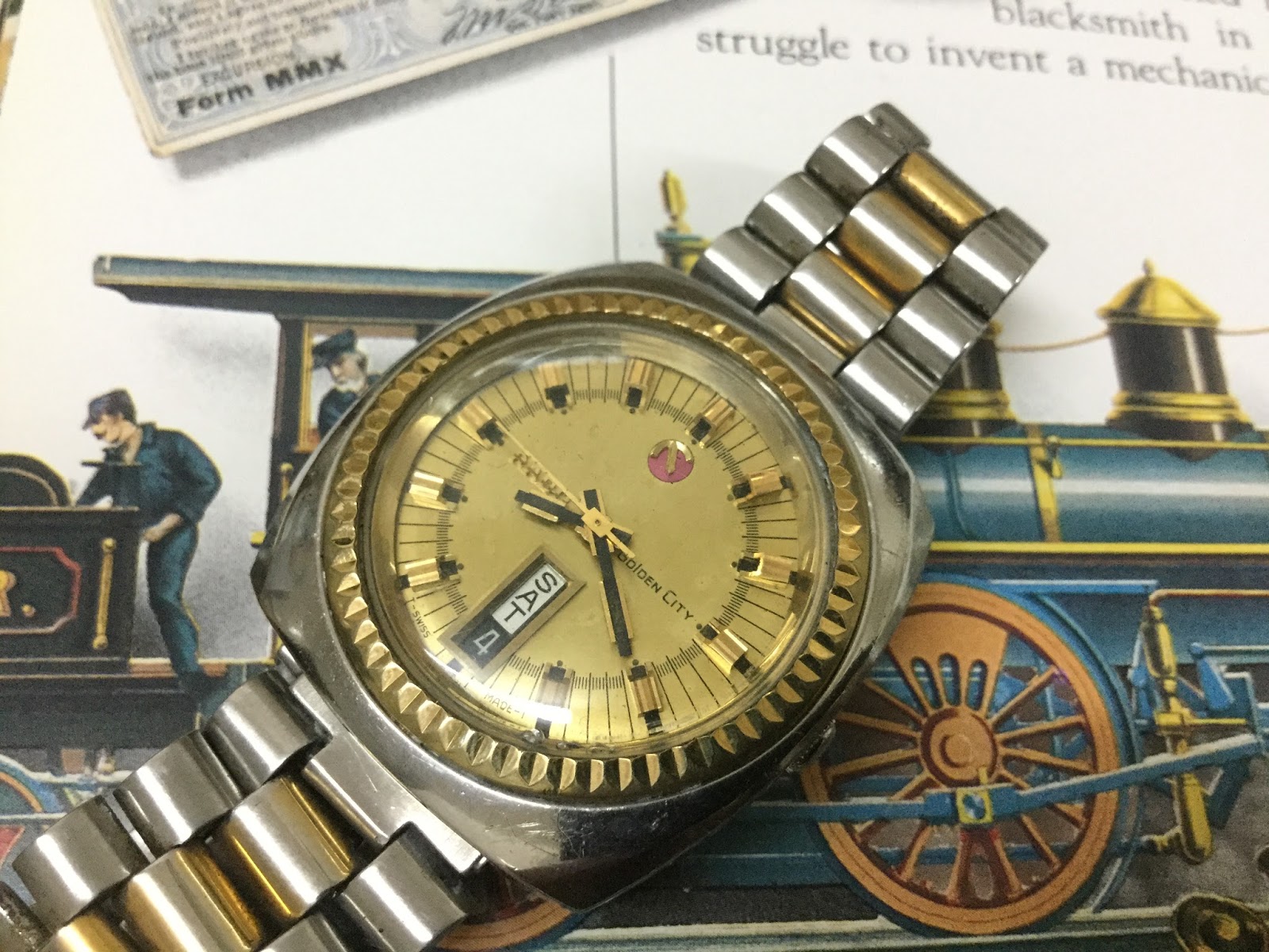 vintage watches: Rado Golden City SOLD