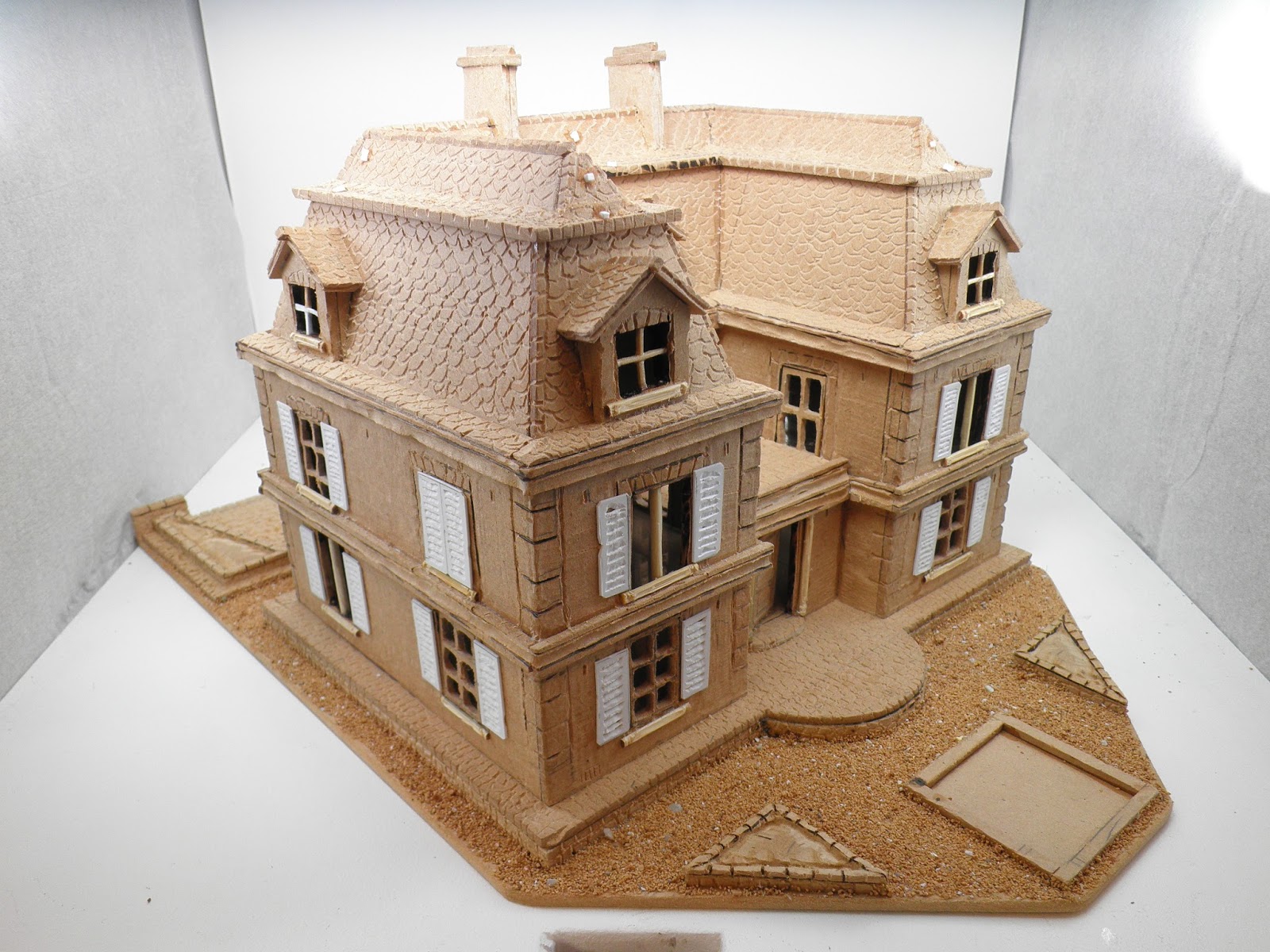 JOHN BOND's WARGAMING STUFF: MDF BUILDINGS part 2