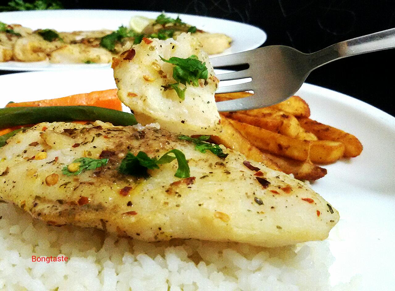 Bongtaste : LEMONY BUTTER GRILLED FISH
