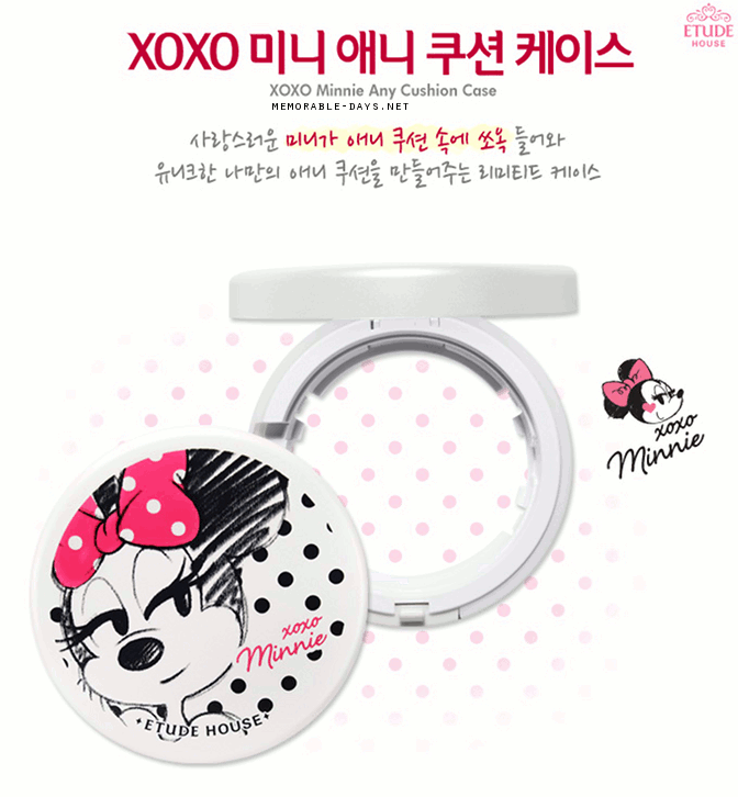 Swatches: Etude House xoxo Minnie Disney Collection | Memorable Days ...