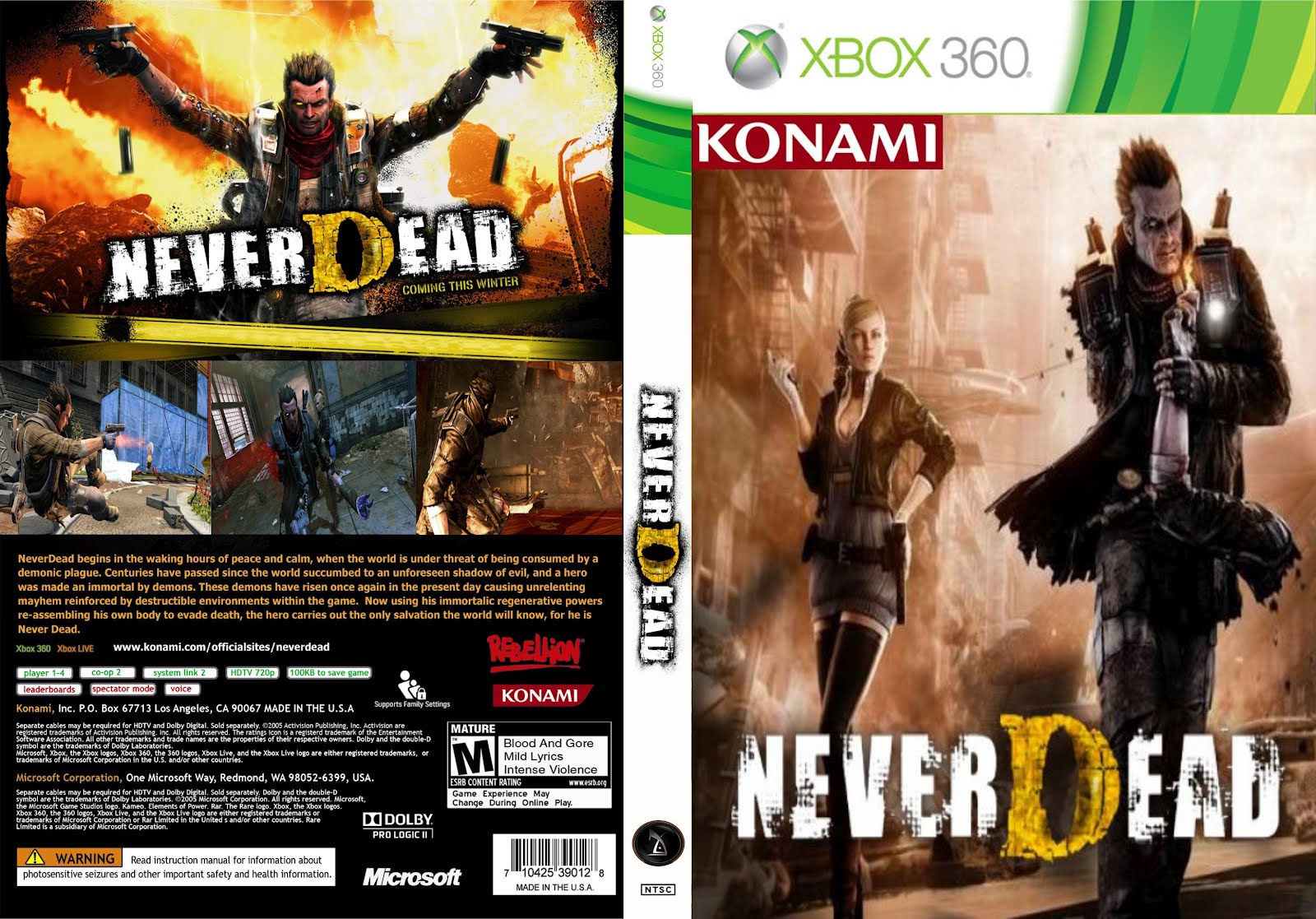 Capas e Covers: Capa NeverDead