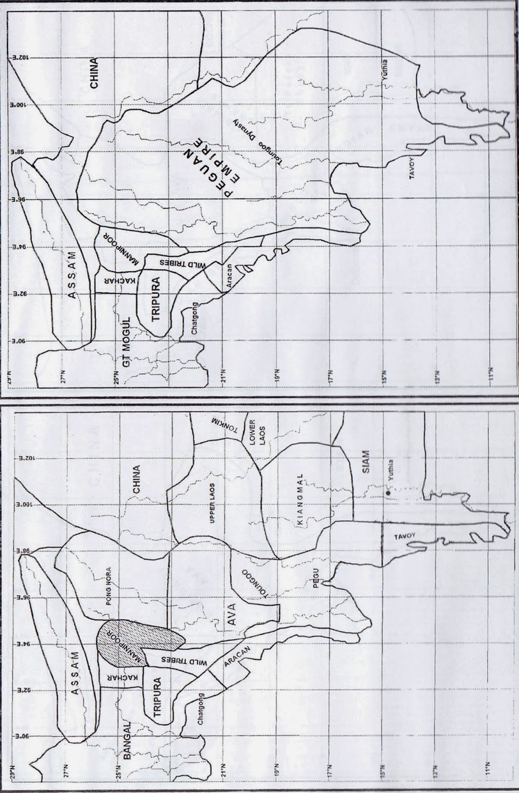Free Expression From Angomcha Chingkhei Meitei: Map of Manipur ...