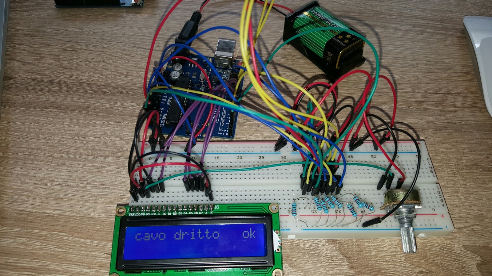 Arduino Berri: Ethernet Cable tester