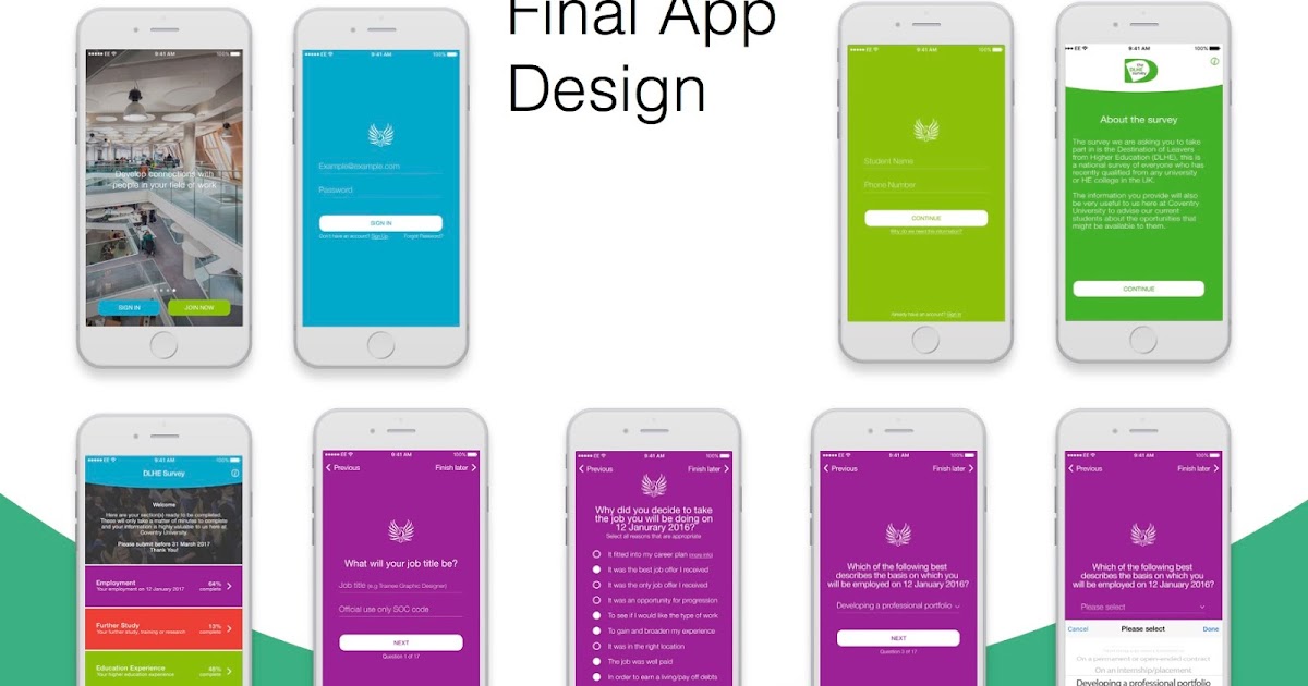 Final App Design