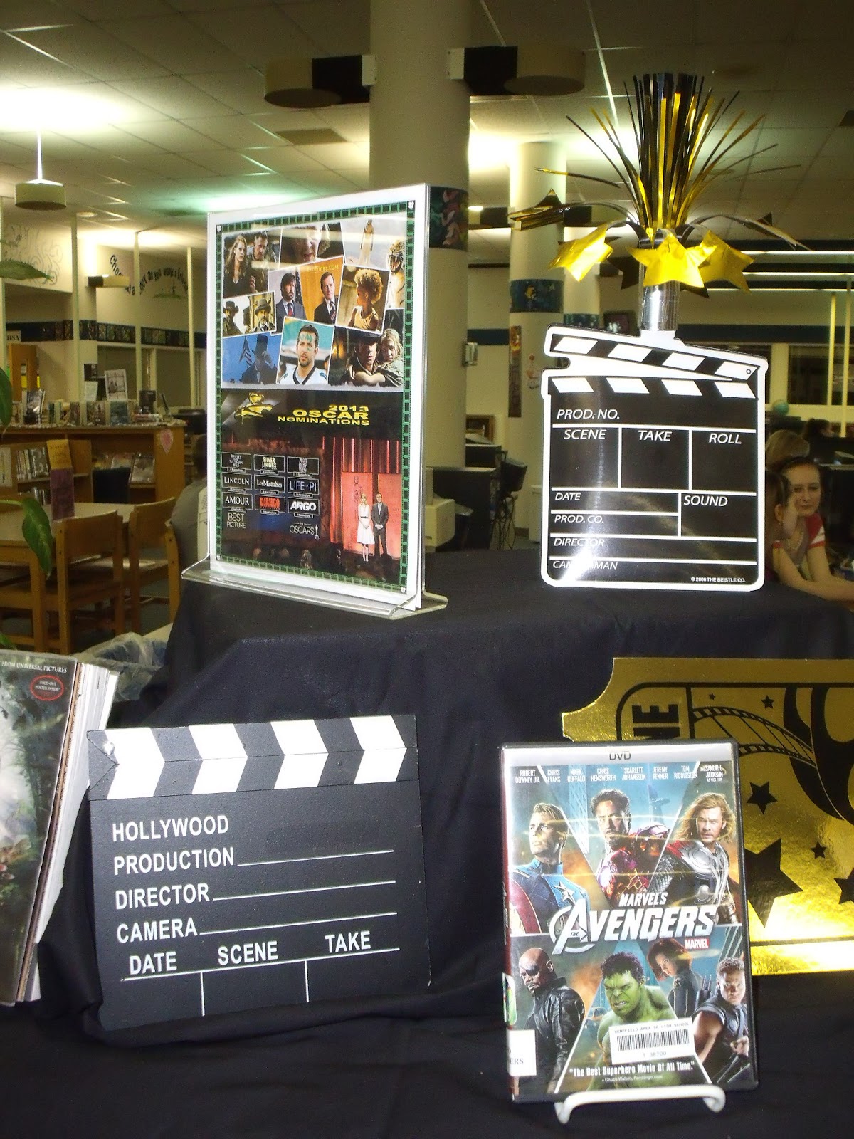 Well-Read in YA: Oscars Display, February 2012