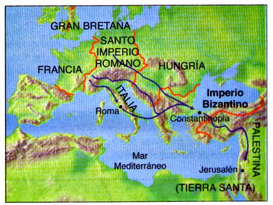 Las cruzadas 1095 - 1291