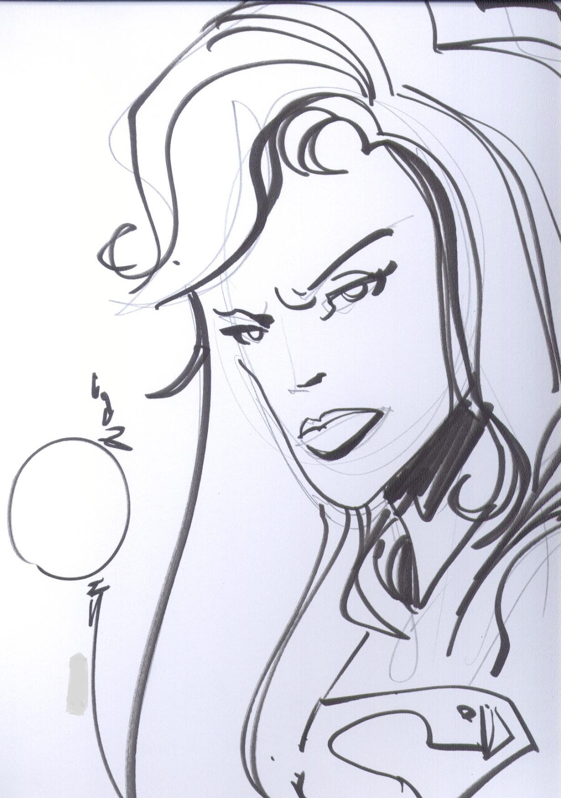 Supergirl Comic Box Commentary: Walt Simonson Commission