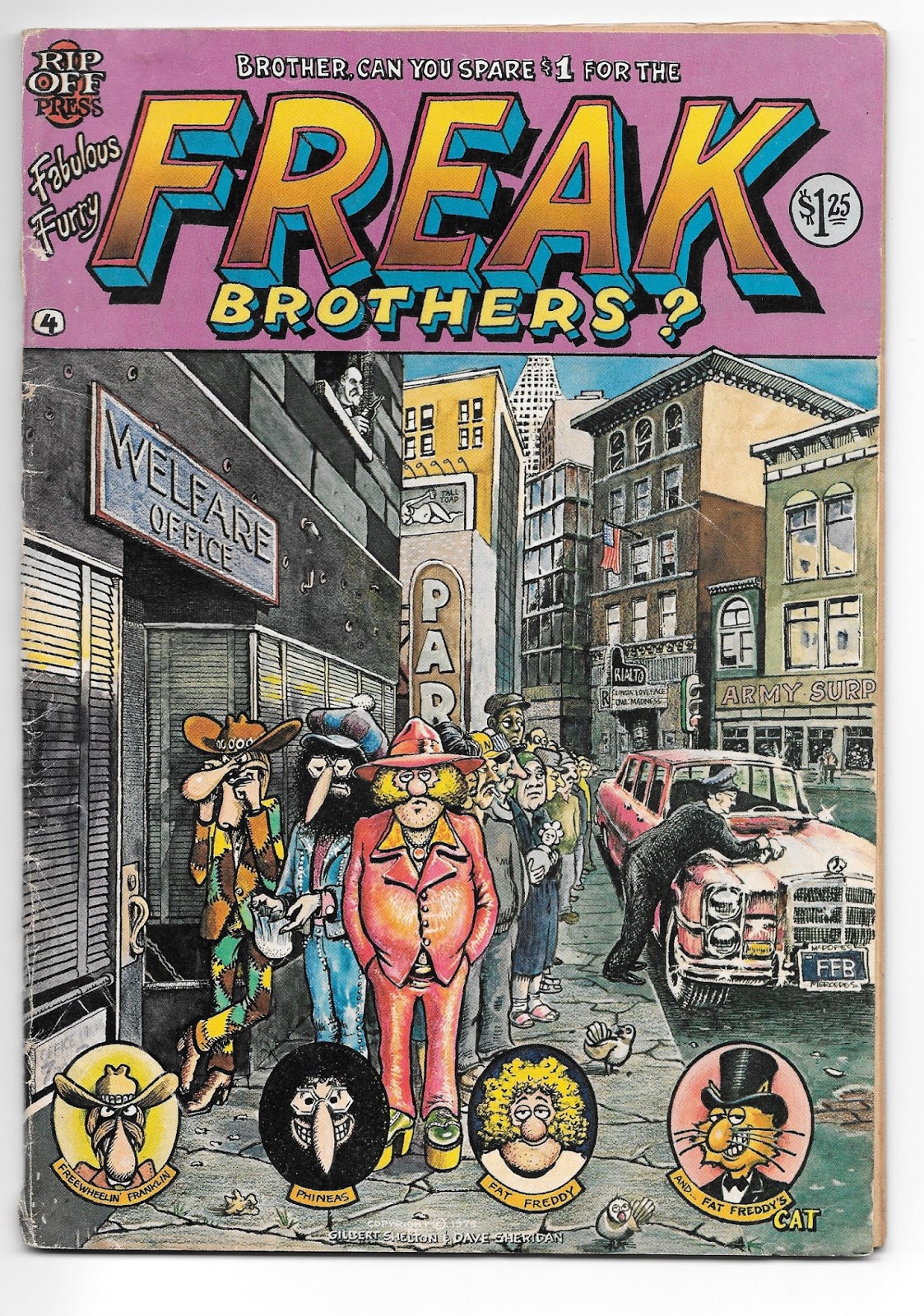 Randolph Comix: Comic of the Day: Fabulous Furry Freak Brothers No. 4 ...