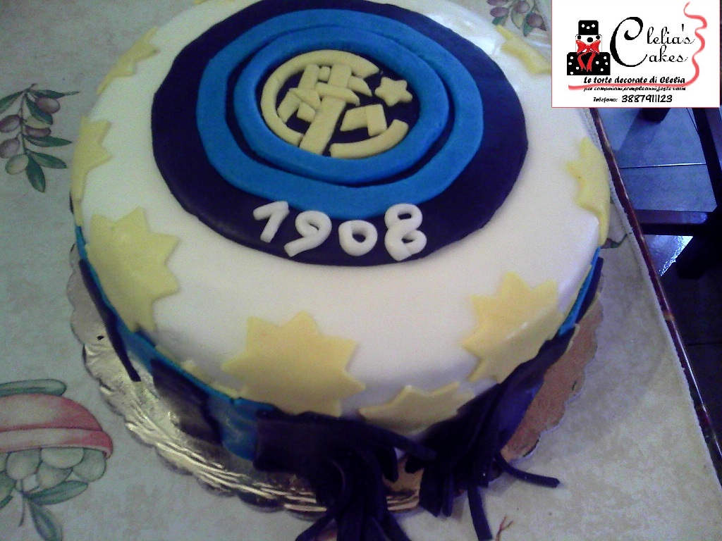 clelia's cakes: torta inter - inter cake