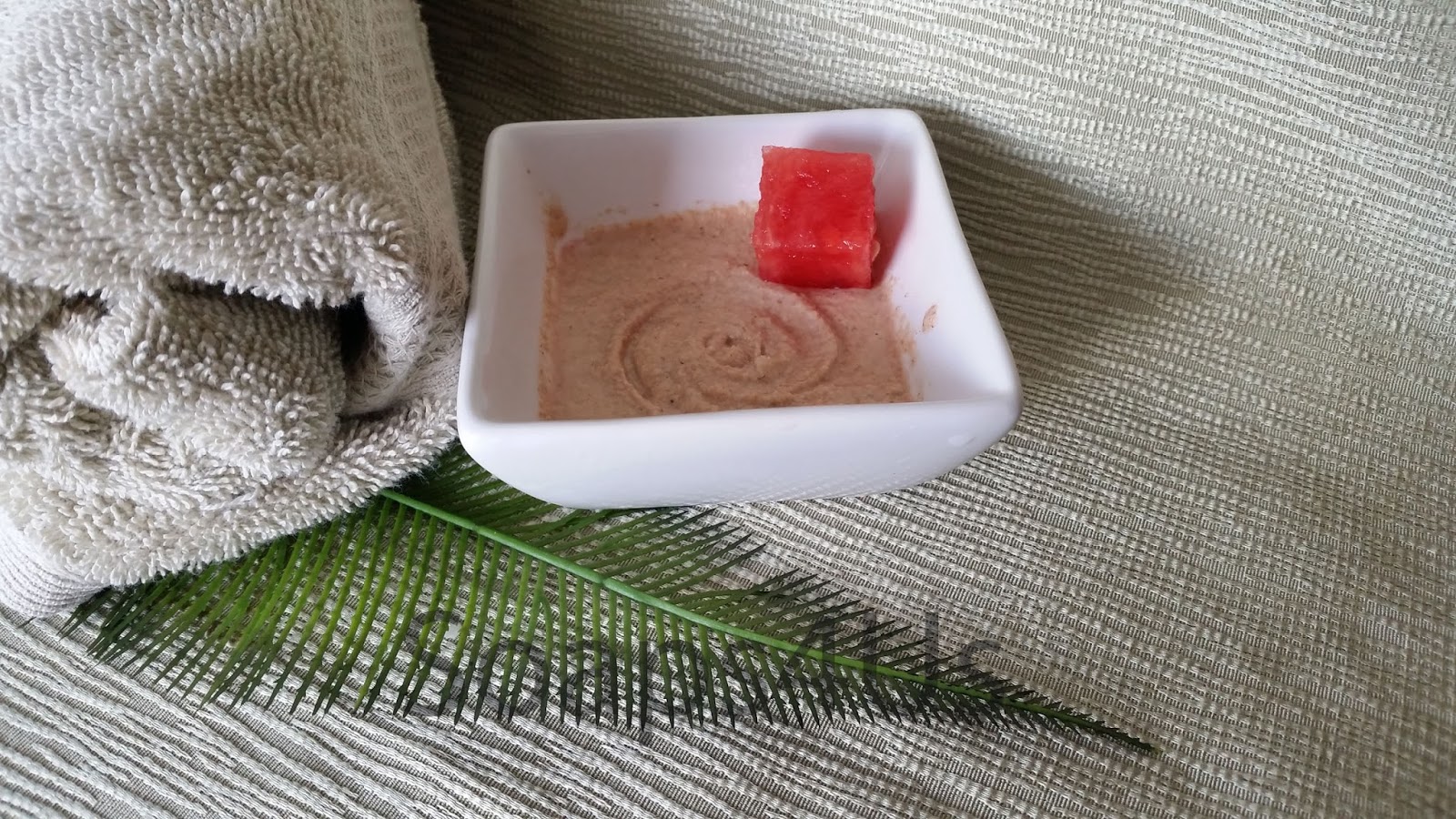Soaps4Us: DIY project - Watermelon facial mask.