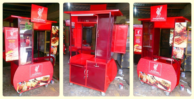 Gerobak Roti Bakar Unik dan Minimalis Rp 3.900.000 | Gerobak Unik Bandung