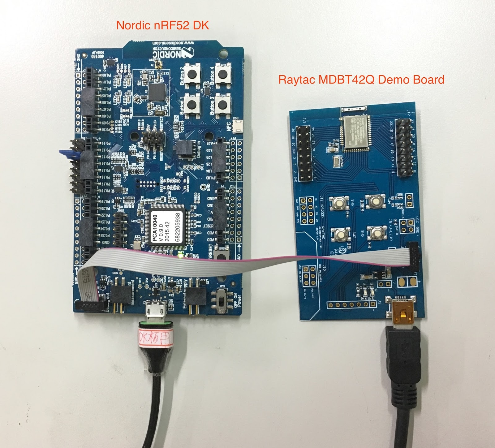 Nordic Bluetooth & WiFi Module: How to use Raytac MDBT40 & MDBT42Q Demo Board