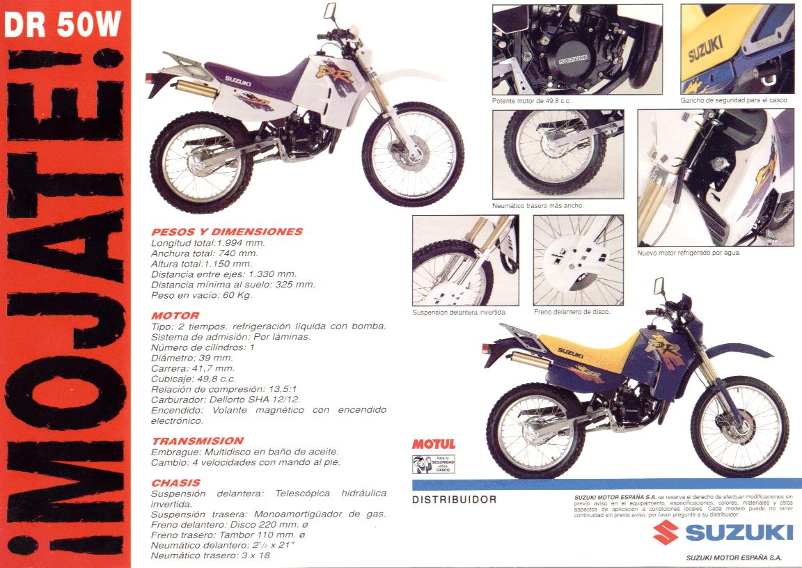 Analisis de Maquinas: Suzuki DR Big 50 (1990)