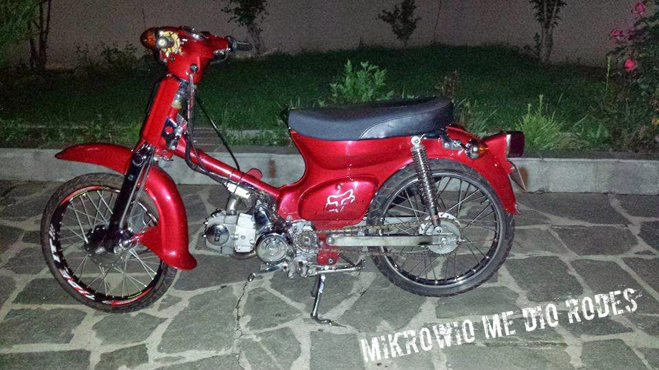 Mikrowio me dio rodes: Honda C50 59mm By Moto Tech Bou