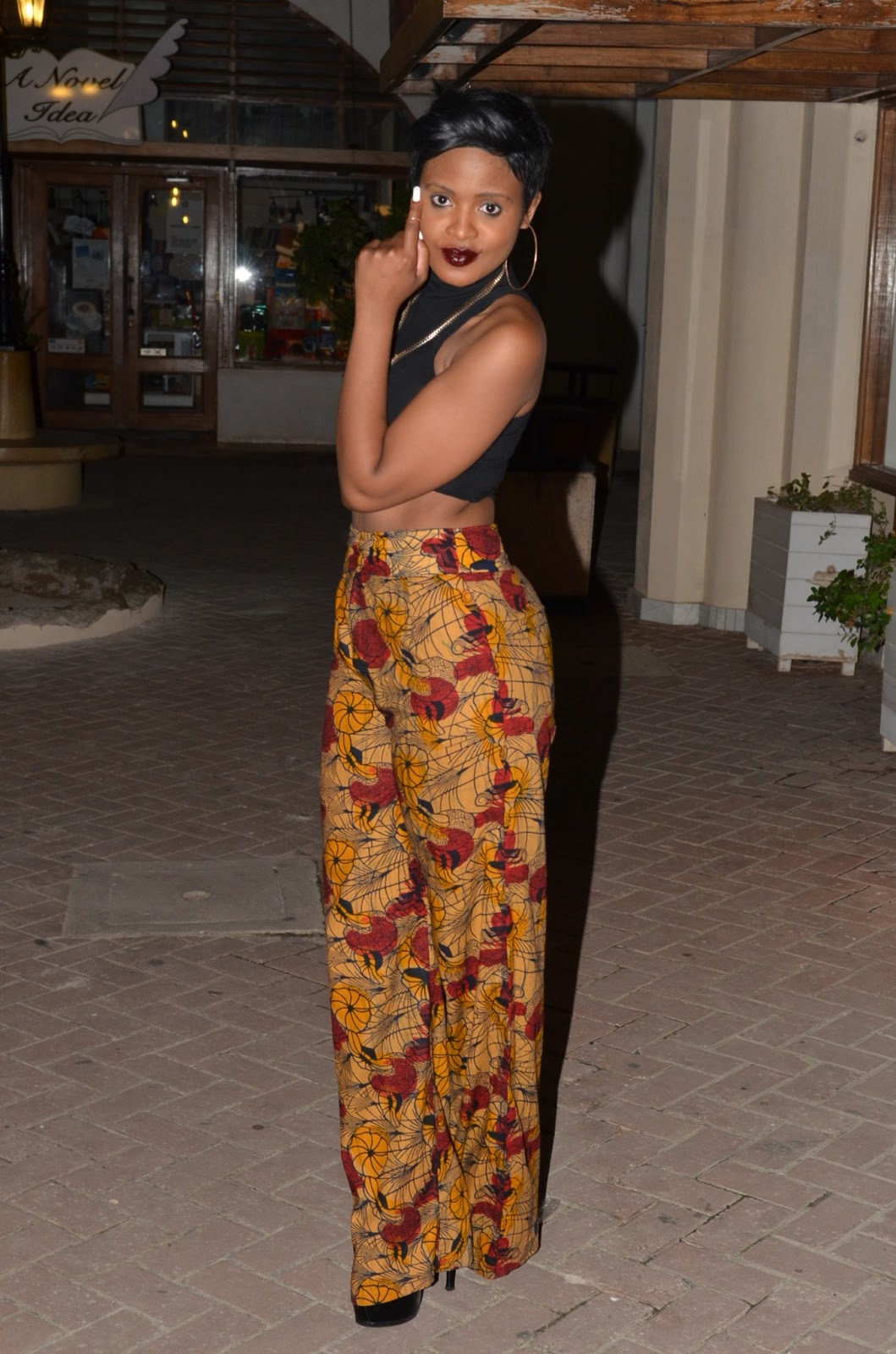 Kiki's Fashion: African print trouser designed by Kiki