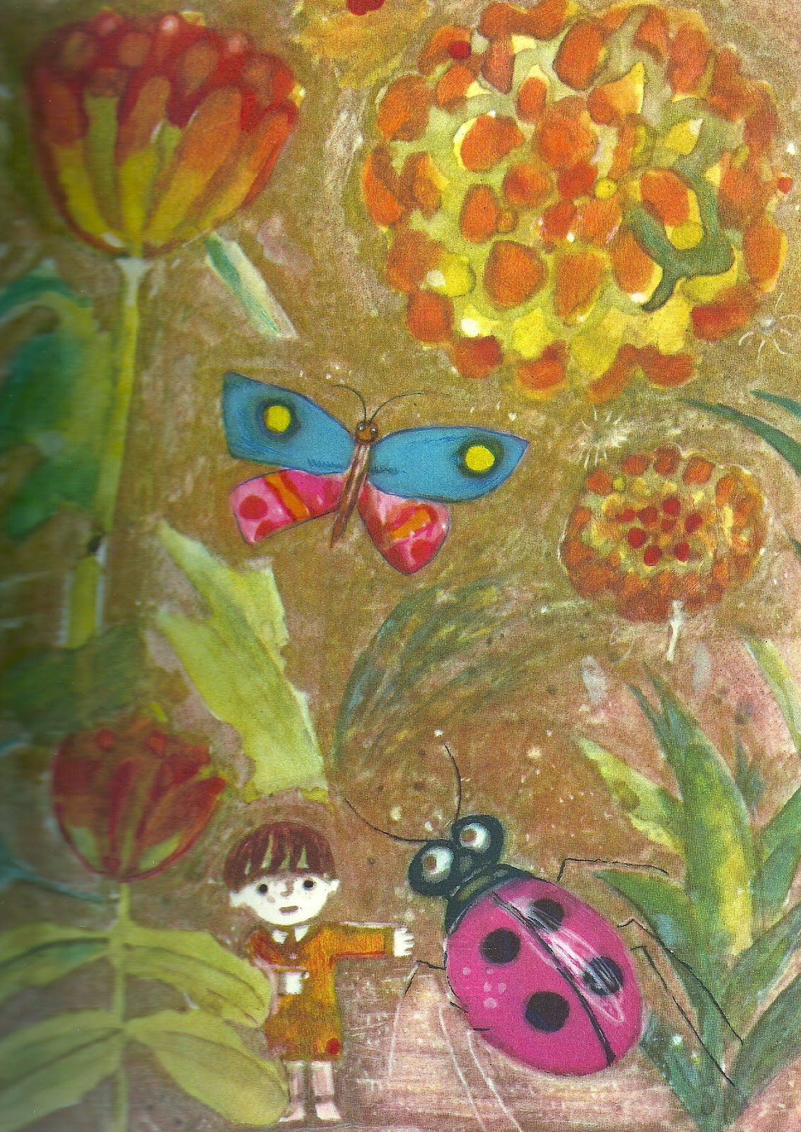 children's book illustrations: Julia Hartwig, Zguba Michałka, ill ...