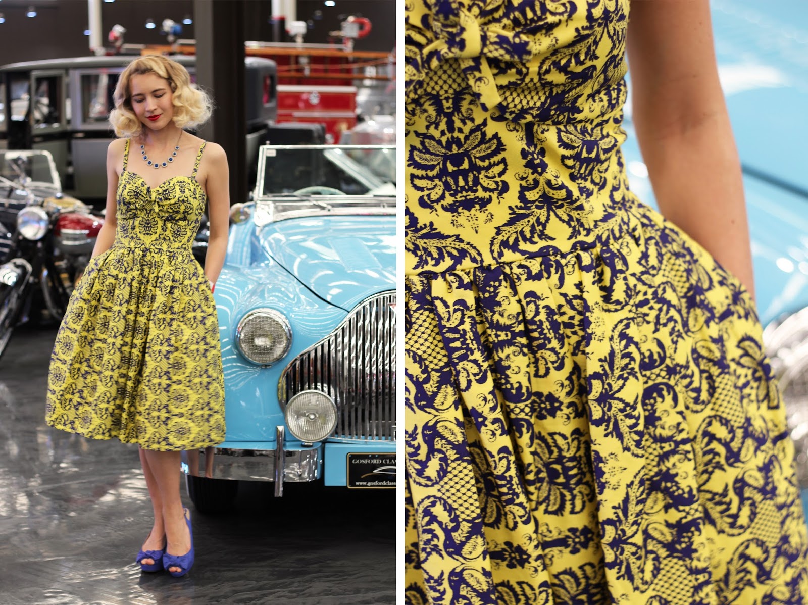 Classic Car Museum and a Unique Vintage Dress! | GracefullyVintage