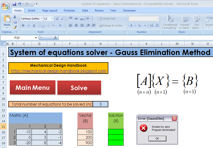 Solving System of Equations using Gauss Elimination Method (Part 4)