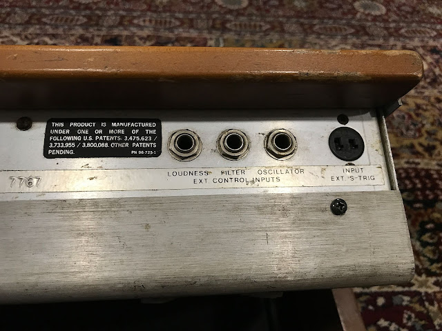 MATRIXSYNTH: Moog MiniMoog Model D 1972 SN 7767
