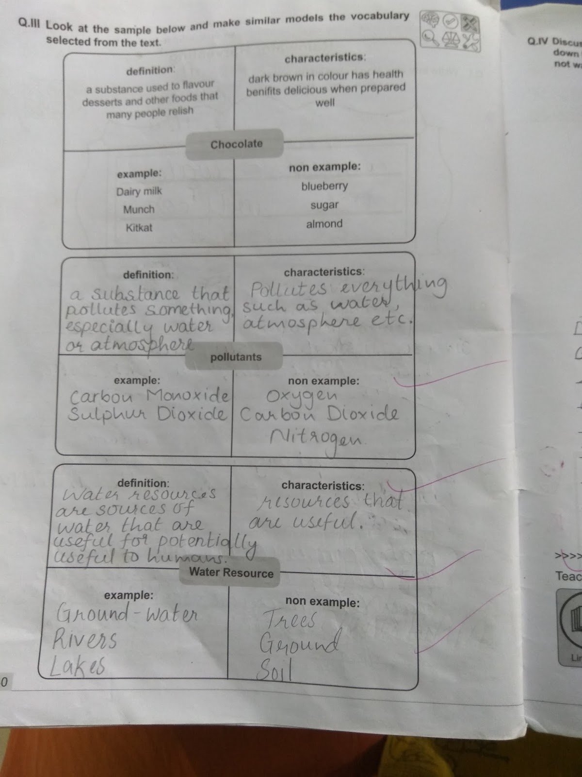 Grade 6 English workbook