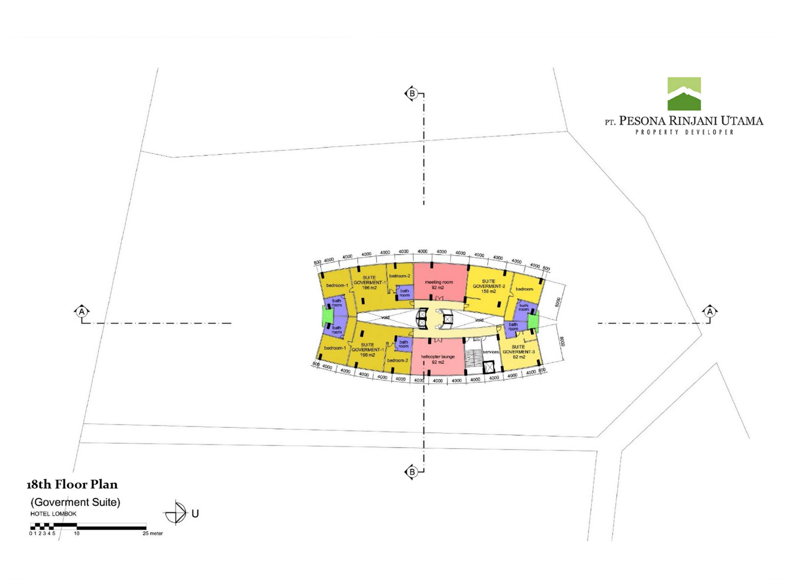 Marketing The Weave Lombok Condotel: Floor Plan