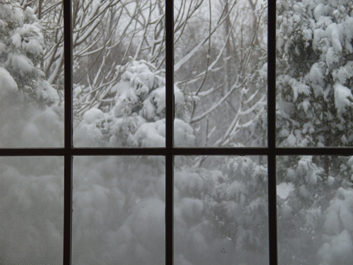 TMS photography: Bedroom Window Snow