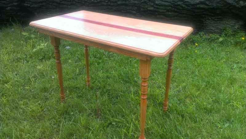Pragmatic Woodworker: Civil War Folding Table: Finished Is Finished