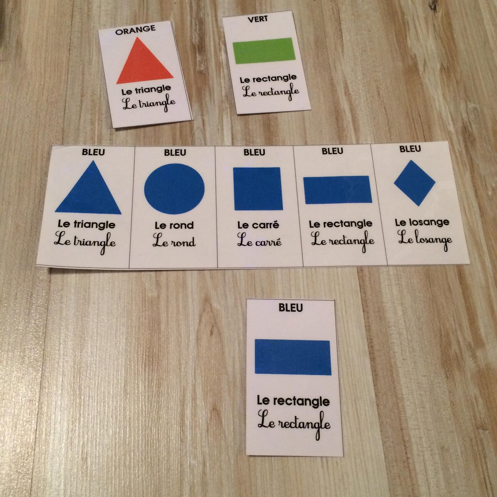 Les petits jeux de July: Jeux autour des formes géométriques