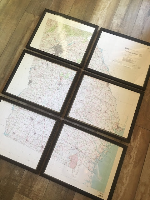 Magnolia Mamas : Framing Large Maps