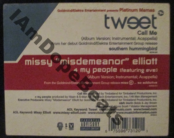 iAmDopeBeats Catalog: Tweet - Call Me/4 My People [Vinyl Single]