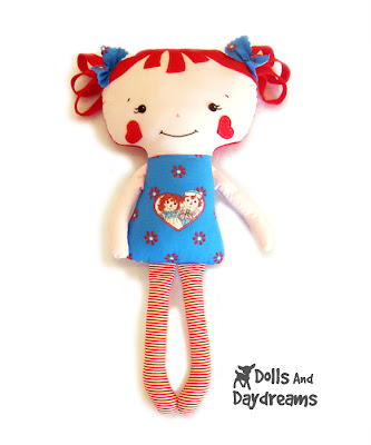 * Dolls And Daydreams - Doll And Softie PDF Sewing Patterns: Raggedy ...