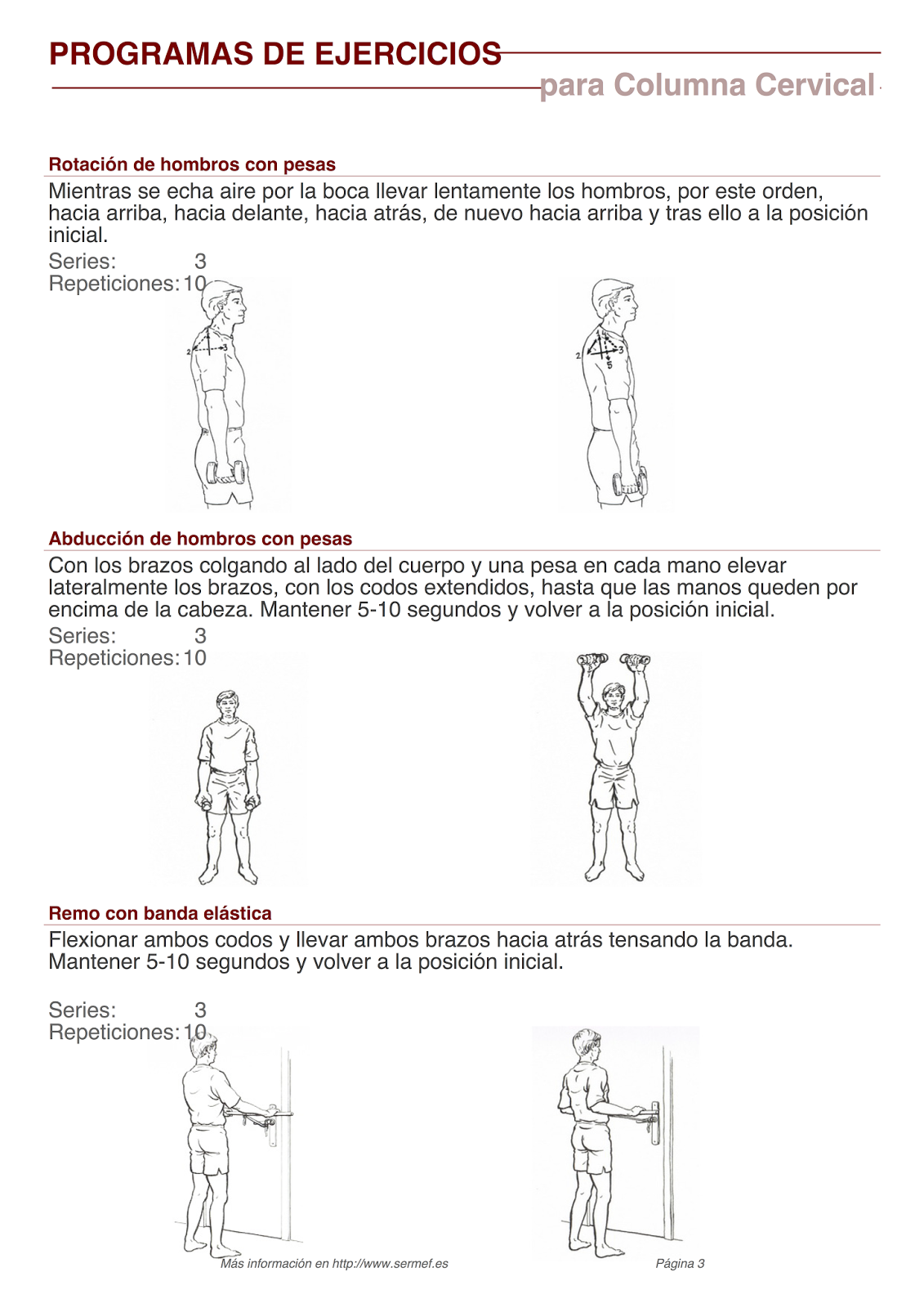 Ugc Utrera Sur Programa De Ejercicios Para Columna Cervical UGC Utrera Sur: Programa de ...