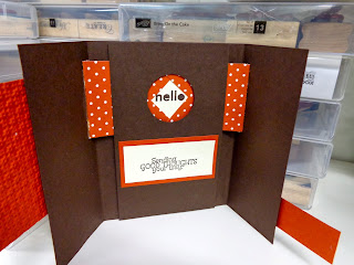 Stamp with Susie: Check out this 'peek a boo' leaf card!