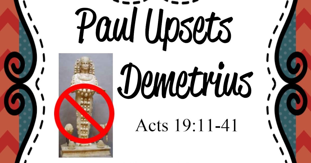 Demetrius the Silversmith | Bible Fun For Kids