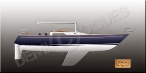 TANTON YACHT DESIGN.: Carter Offshore 36' Texas One Ton.