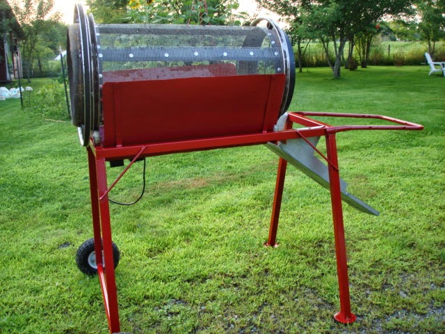 Ed's Metal Creations: Homemade Compost Trommel
