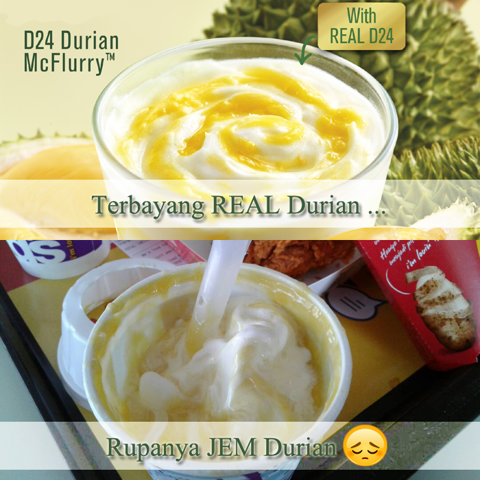 Kusangka REAL Durian Rupanya JEM Perisa Durian - Buat Wanita