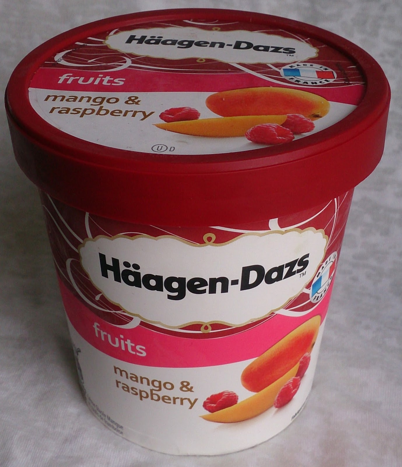 Chwile zasłodzenia: lody Haagen-Dazs fruits mango & raspberry