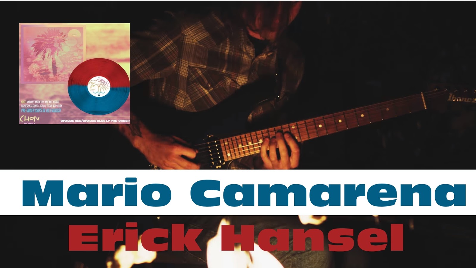 Mario Camarena, Erick Hansel: Chon – Waterslide promo video and US tour ...