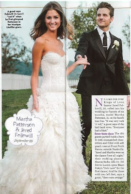 Red Carpet Wedding: Jared Followill and Martha Patterson - Red Carpet ...