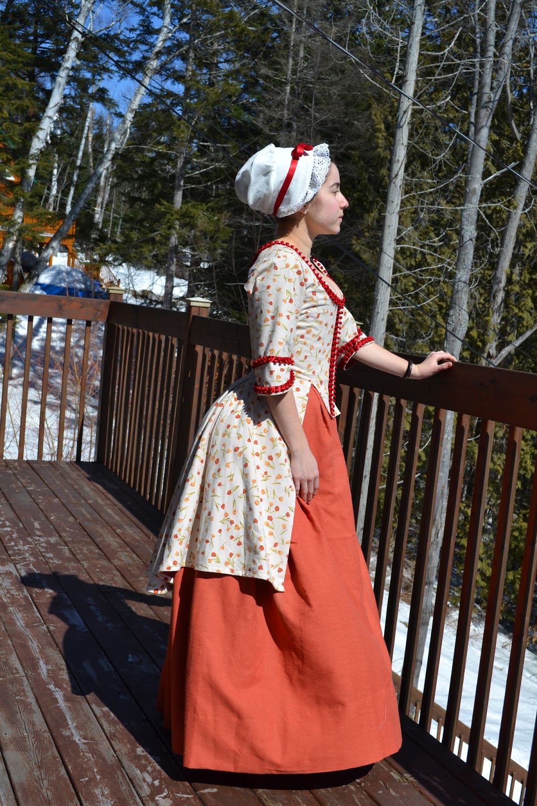 Finally! 18th Century Caraco Jacket DONE!