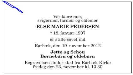 Ældste i Danmark: november 2012